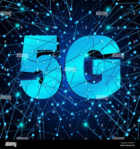 5g Network Wireless System As A Fast Telecommunication Wifi Cellular Technology As A 3d