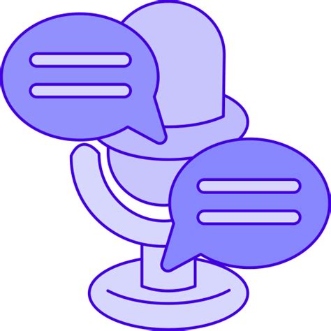 Interview Generic Blue Icon Interview Generic Blue Icon