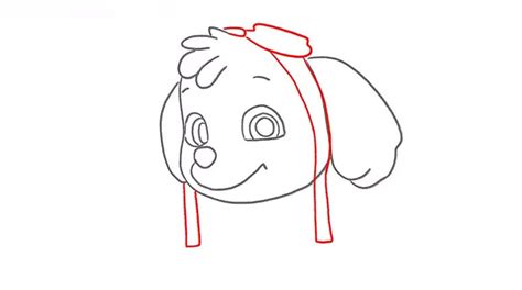 نقاشی سگ های نگهبان اسکای با آموزش تصویری مراحل