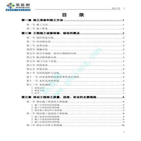 某空调安装工程施工组织设计施工组织设计土木在线