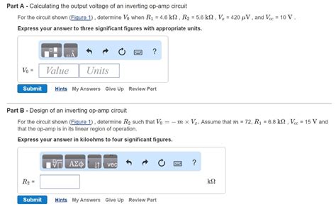 Solved Inverting Op Amp Circuits Learning Goal To Analyze