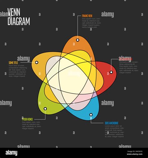 Five Overlapping Stock Vector Images Alamy