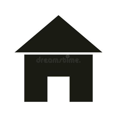 Mobile Application Homepage Web Button Menu Digital Silhouette Style Icon Stock Vector