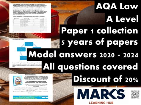 Aqa A Level Law Model Answers Full Paper 1s Criminal Law From 2020 2024 Discount