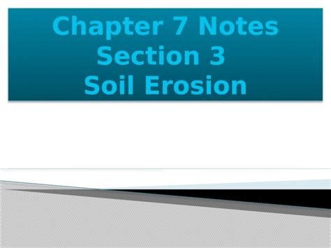 PPTX Chapter Notes Section Soil Erosion DOKUMEN TIPS