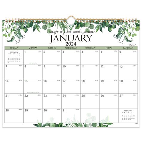 Buy 2024 Wall 2024 Jan 2024 Dec 2024145 X 11 Wall 2024 With 12 Month Thick Paper