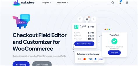 Best 5 Checkout Field Editor For Woocommerce Plugins Wpfactory Plugins
