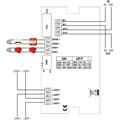 Protec 6000 Lpza Loop Powered Zone Alarm Interface