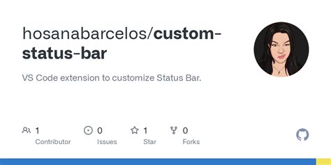 Github Hosanabarceloscustom Status Bar Vs Code Extension To