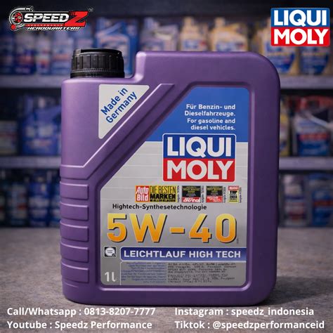 Liqui Moly Oil Leichtlauf High Tech 5w 40 Synthetic Motor Oil 1 Liter
