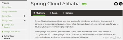 Springcloudalibaba之入门微服务架构springcloudalibaba架构图 Csdn博客