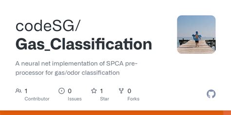 Github Codesg Gas Classification A Neural Net Implementation Of Spca Pre Processor For Gas