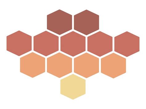 Premium Vector Honeycomb Pattern Cells Illustration