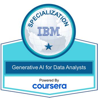 Generative AI For Data Analysts Specialization Credly