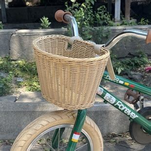 编织收纳篮滑板车学步车儿童自行车筐菜篮藤编筐大小号车篮子车筐 阿里巴巴