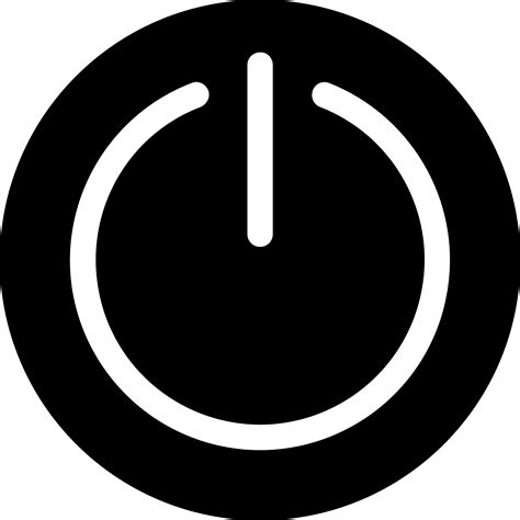 power icon by friconix fi cnsuxl power normal solid circle power on