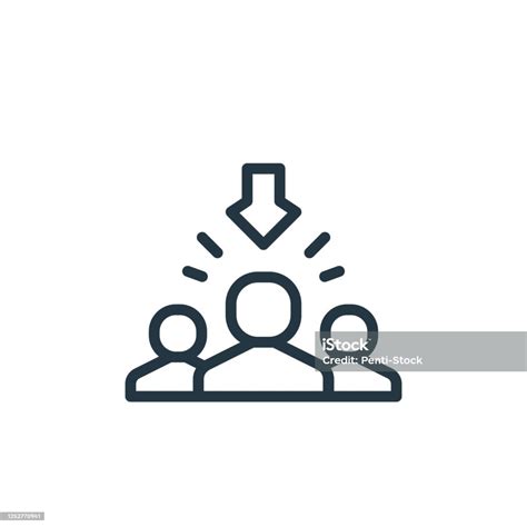 모집 벡터 아이콘입니다 모집 편집 가능한 스트로크 웹 및 모바일 앱 로고 인쇄 매체에 사용하기 위한 모집 선형 기호입니다 얇은 선 그림 벡터 격리 된 윤곽선 도면입니다 0