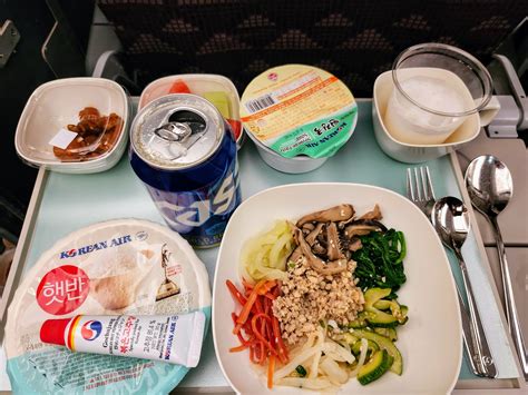 Korean Air Food Flight Review Korean Air 787 9 Economy Class From