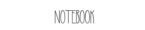 Notebook Font Full Family Free Download Now