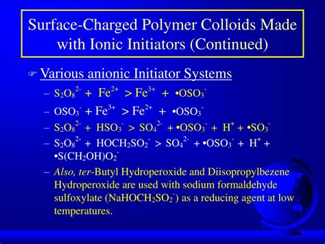 Ppt Surface Charged Polymer Colloids Powerpoint Presentation Free Download Id347964