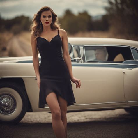 Flirty Girl Pantyhose Dress High Heels Car Trouble By Scotsman86 On Deviantart
