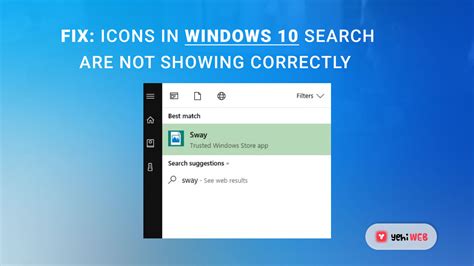 Fix Icons In Windows Search Are Not Showing Correctly Yehi Web