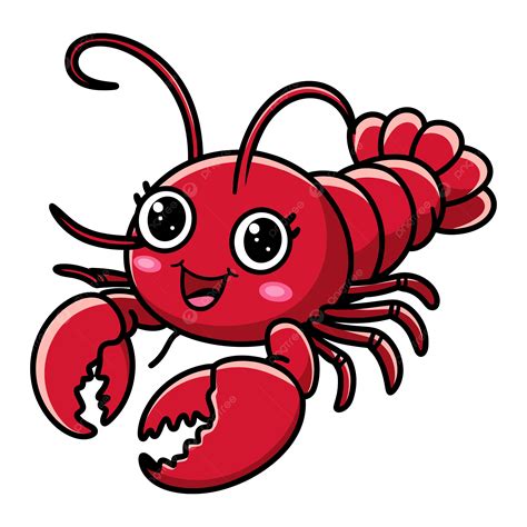 Cute Cartoon Lobster Illustration For Seafood Themed Designs Cute Clipart Cartoon Clipart