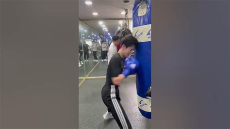 복싱천재 중학생 선수의 샌드백 트레이닝 중학교 2학년은 전관왕을 목표로 ☝️boxing Boxer Workout Training 부산복싱 복싱 카이안복싱
