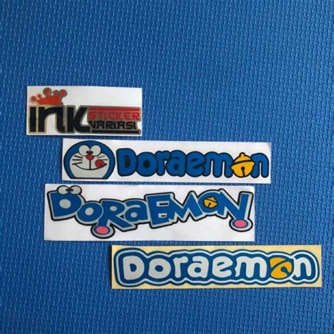 Sticker Doraemon Tulisan Cutting Lazada Indonesia