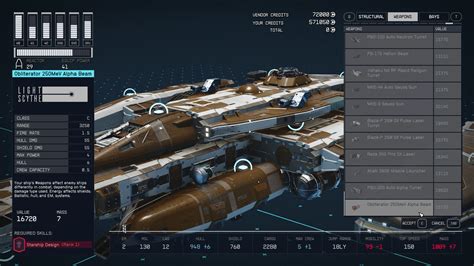 Starfield Best Class C Ship Weapons Ranked