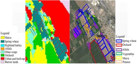 Example Of The Crop Type Classification Validation The Image On The Download Scientific