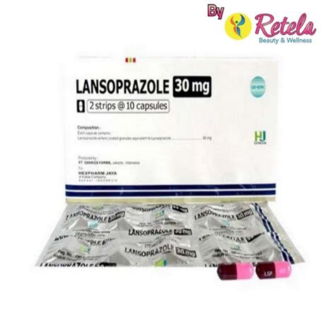 Jual Lansoprazole 30 Mg 10 Kapsul Tukak Lambung Shopee Indonesia