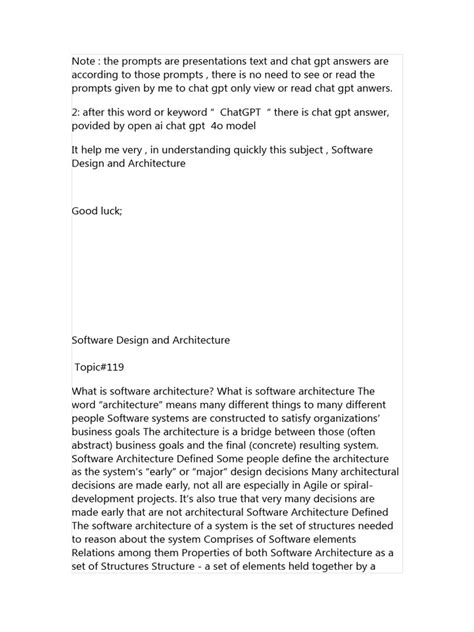 Cs603 Software Design And Architecture Pdf Databases Automated