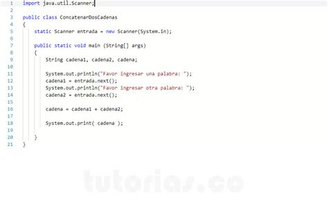 Funciones Java Concatenar Dos Cadenas De Texto