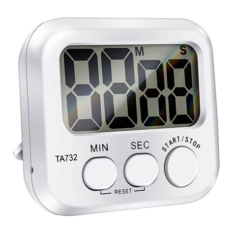 Digital Kitchen Timer Large Screen Large Font Display Magnetic Back