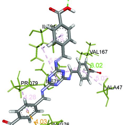 2d Interaction Of Mt With The Amino Acid Residues Of E Coli Dna Gyrase