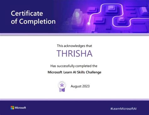 thrisha j on linkedin microsoftlearn microsoftcertified microsoftai ai machinelearning…