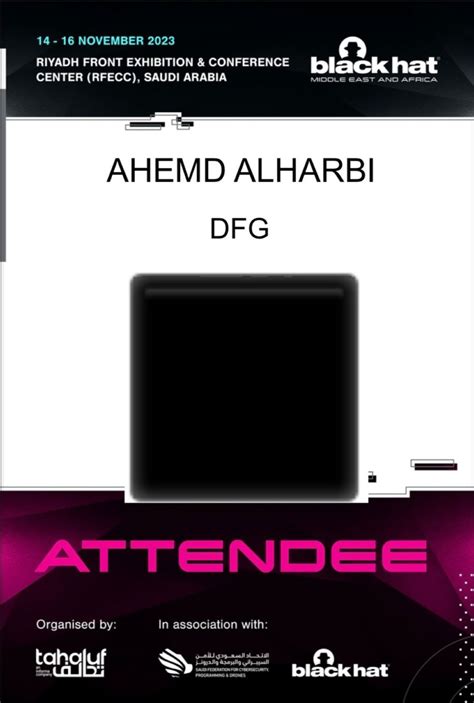 Ahmed Alsubhi On Linkedin Blackhat Security Riyadh