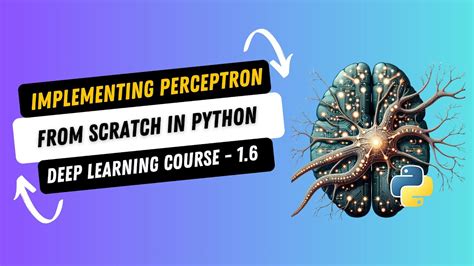 Dl 16 Implementing Perceptron From Scratch In Python Deep Learning Course Youtube