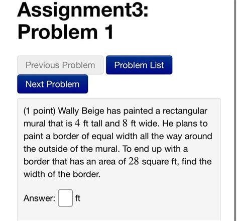 Solved Assignment3 Problem 1 Problem List Previous Problem