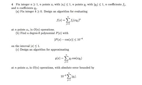 Solved 4 Fix Integer N 1 N Points 2ǐ With L Pil And N