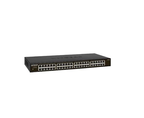 NETGEAR 48 Port Gigabit Ethernet Unmanaged Network Switch GS348 Desktop Or Rackmount Silent