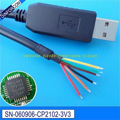 C Cp2102 Usb Ttl Com Serial Communication Cable Cp210x Usb Uart Bridge Flash Download Cable