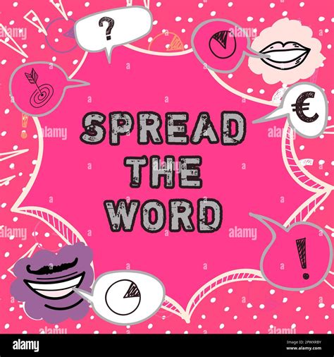 Text Showing Inspiration Spread The Word Word For Share The