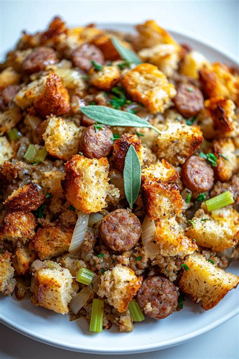 Classic Sage And Sausage Stuffing Recipes By Sofie