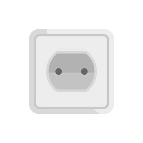 Premium Vector Tech Power Socket Icon Flat Illustration Of Tech Power Socket Vector Icon