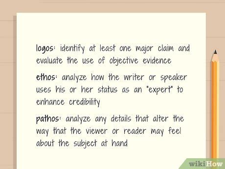 How To Write A Rhetorical Analysis Steps With Pictures