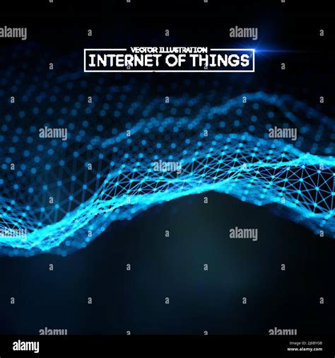 Internet Of Things Background Iot Technology Background Stock Vector Image Art Alamy