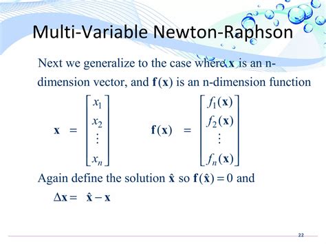 Newton Raphson Method For Load Flow Analysis Ppt Physics Science