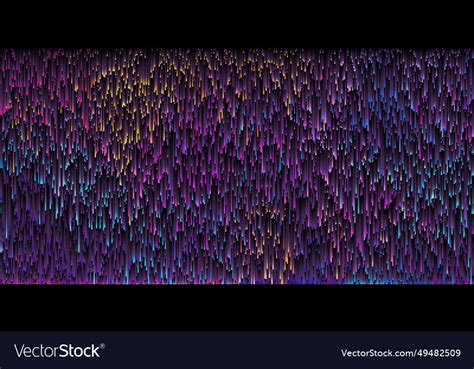 colorful pixel sorting futuristic gradient lines vector image